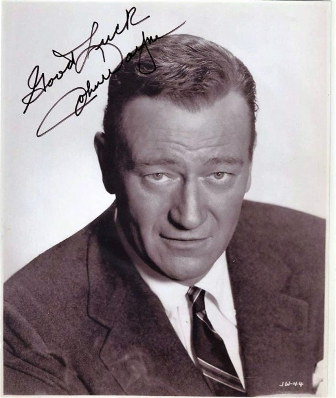 John Wayne Autograph Signed Vintage 1940's Studio Portrait 8 X 10 ...