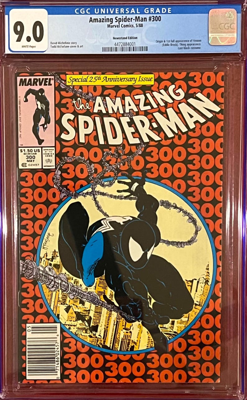 SOLD ! - Amazing Spider-man # 300 - Origin and 1st Full Appearance of ...