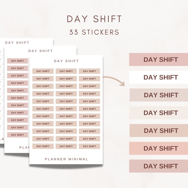 Night Shift Planner - Etsy