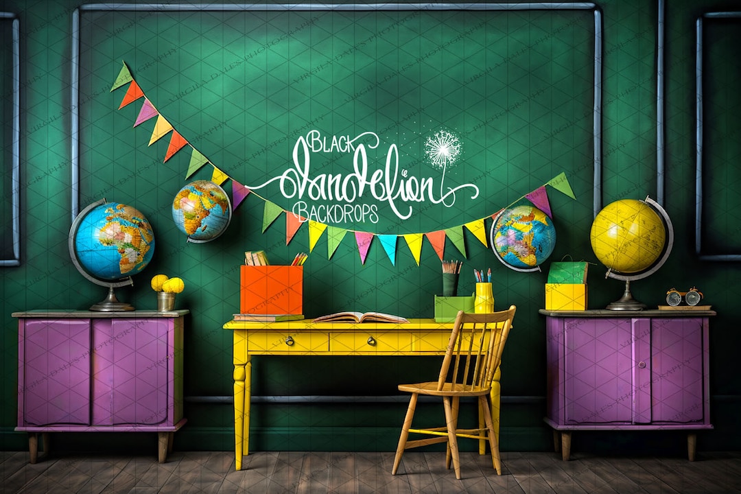 Back to School Digital, Digital Backdrop, Digital Backdrop for ...