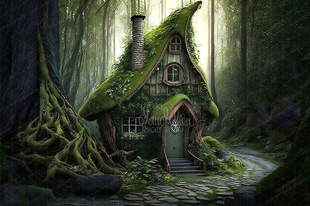 Fairytale Leprechaun House JPG Digital File for Photoshop, Overlay ...