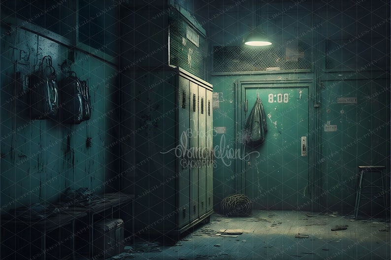 Locker Room JPG Digital File for Photoshop, Overlay, Children, AI ...
