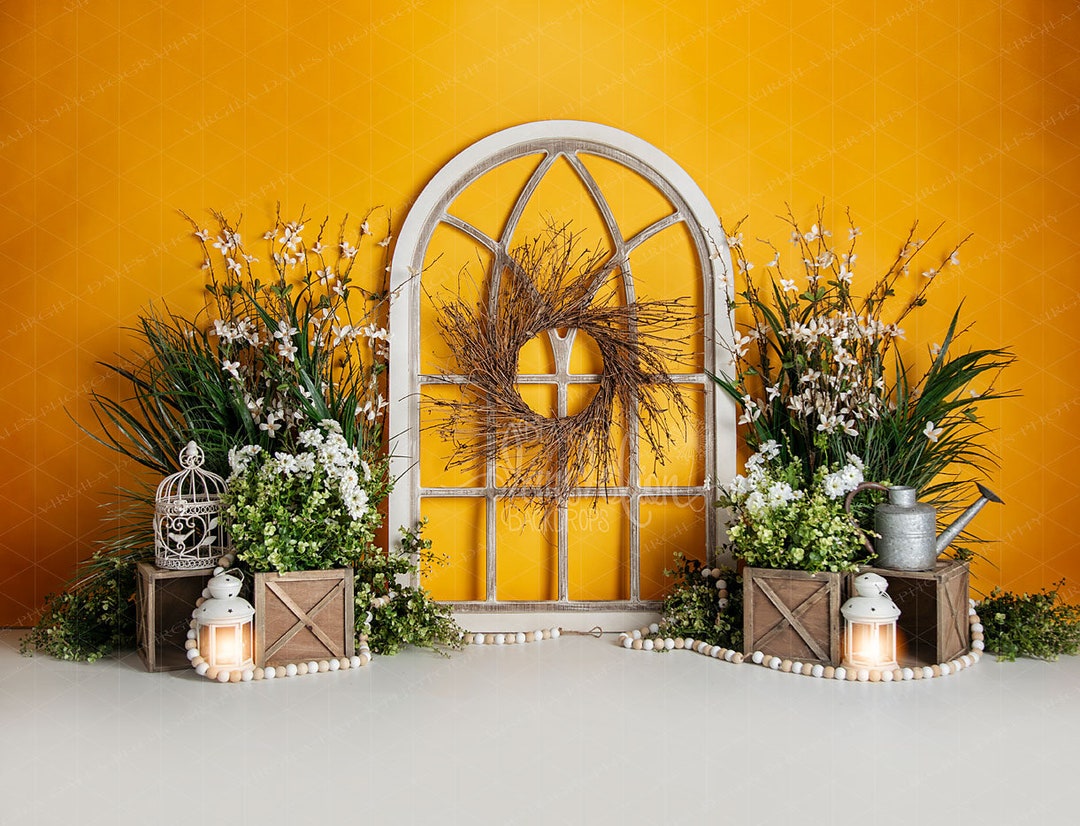 Spring Sunrise VDP Digital Digital Backdrop for Photoshop - Etsy
