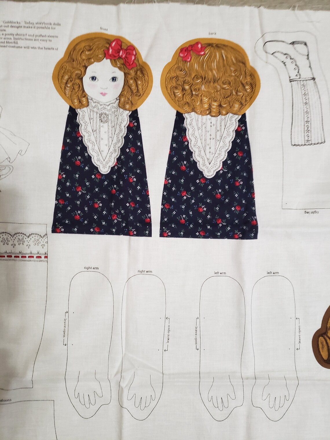 Goldilocks Doll Panel - Etsy