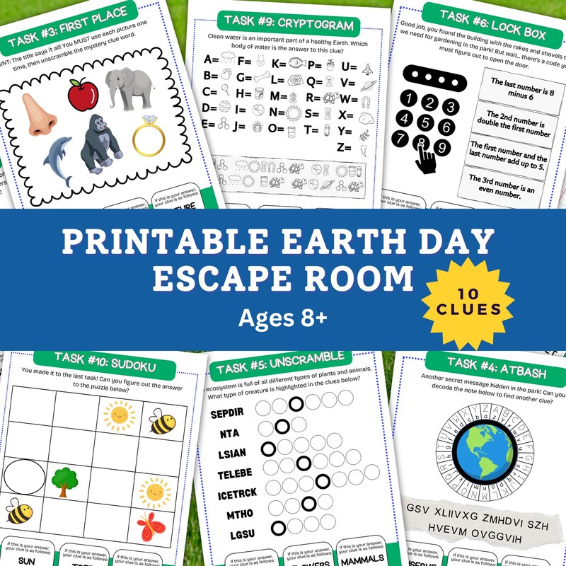 Earth Day Printable - Etsy