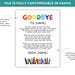 End of Year Poem From Preschool Teacher, Printable Goodbye Letter for ...