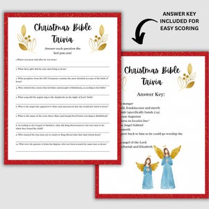 Christmas Bible Trivia, Christian Bible Trivia, Christmas Trivia ...