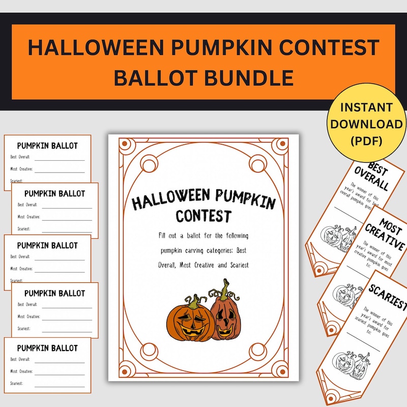 Pumpkin Contest Sign - Etsy