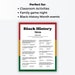 Black History Trivia Game, Printable Black History Month Activity for ...