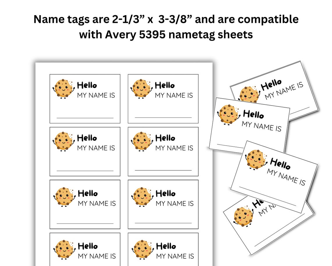 Cookie Name Generator Game: Printable Cookie Exchange Activity (digital ...