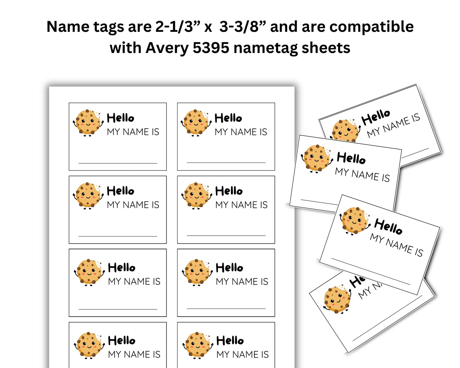 Cookie Name Generator Game: Printable Cookie Exchange Activity (digital ...