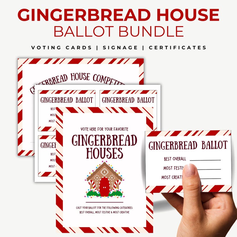 Cookie Voting Ballot - Etsy