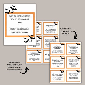 Halloween Scavenger Hunt for Kids, Indoor Treasure Hunt, Halloween ...