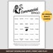 Commercial Bingo Printable, Football Game Bingo, the Big Game 2024 ...
