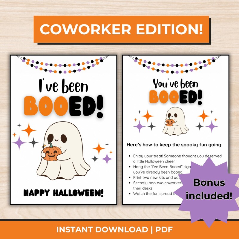You've Been Booed Office - Etsy