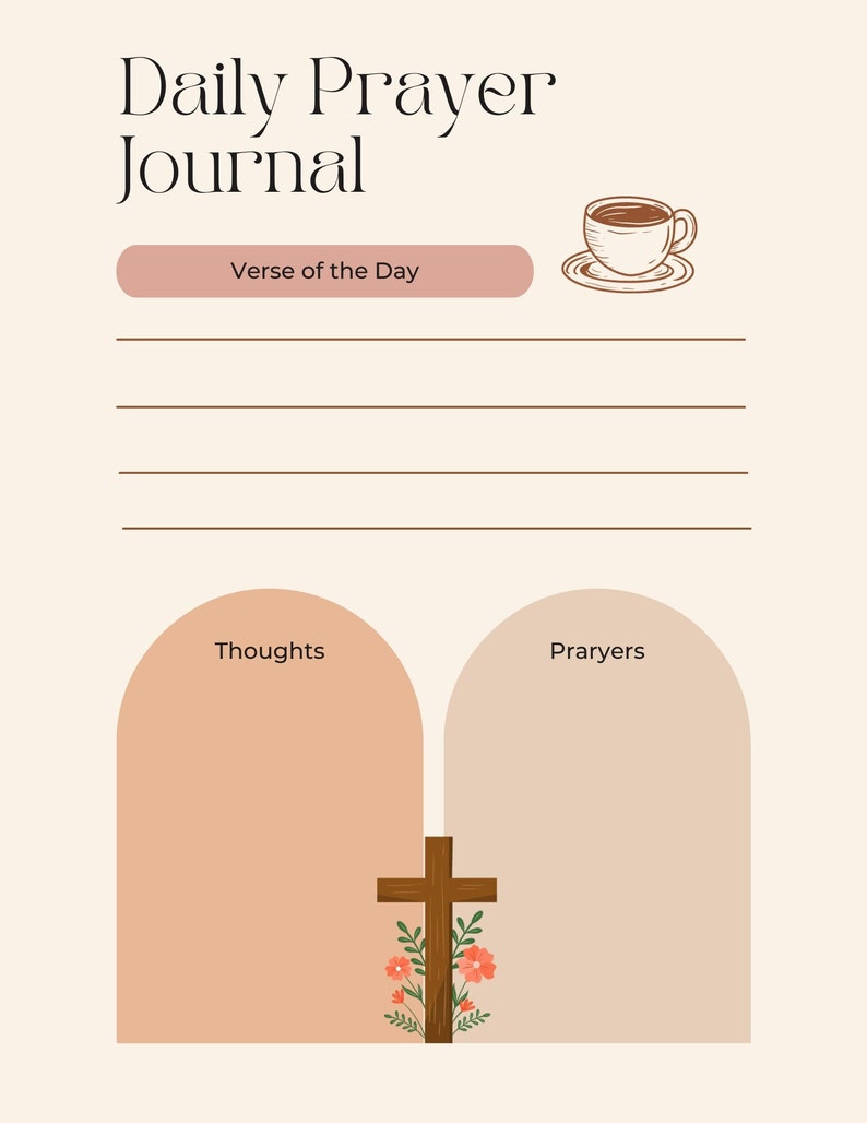 Daily Prayer Journal - Etsy