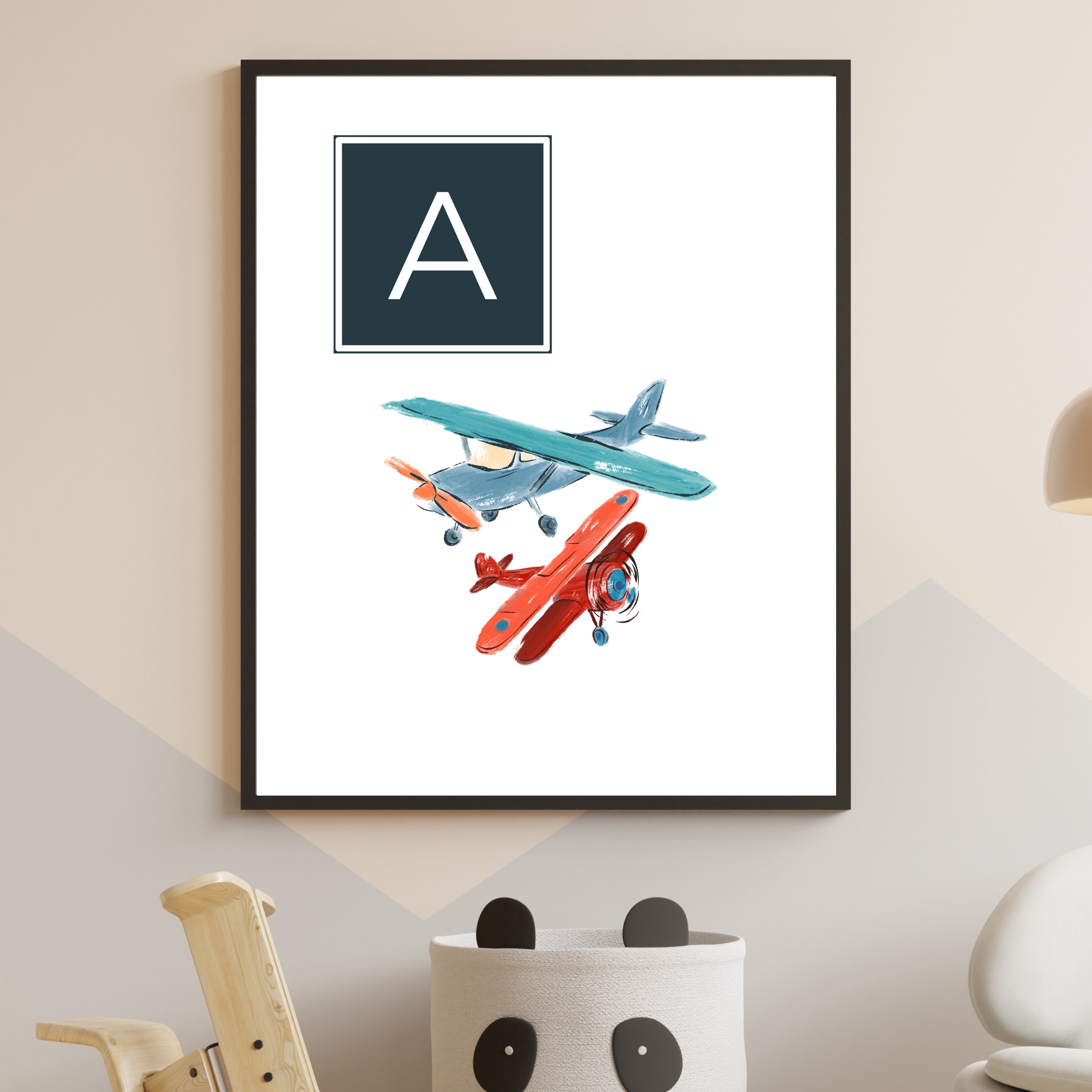 A is for Airplane Poster | Alphabet Poster | Digital Download | Nursery ...