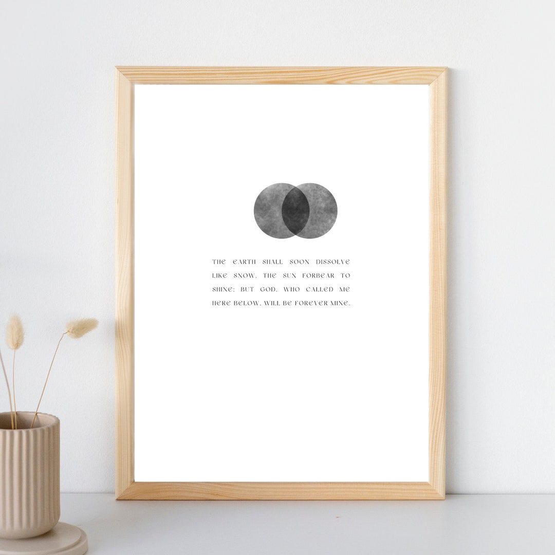 BUT GOD Will Be Forever Mine Poster | Amazing Grace Hymn Lyrics ...
