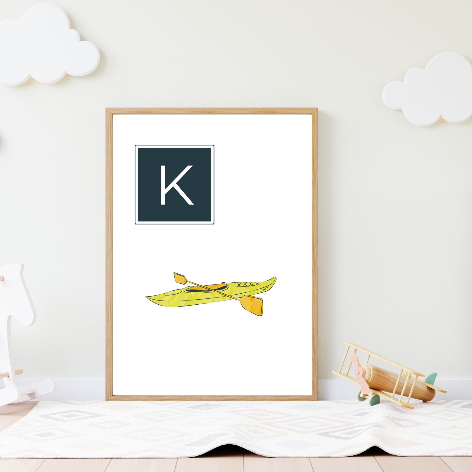 K is for Kayak Poster | Alphabet Poster | Digital Download | Letter K ...