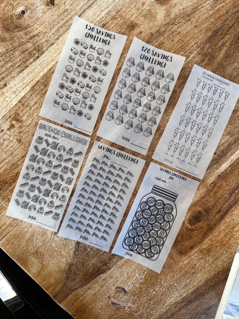 Savings Challenge Set - Etsy