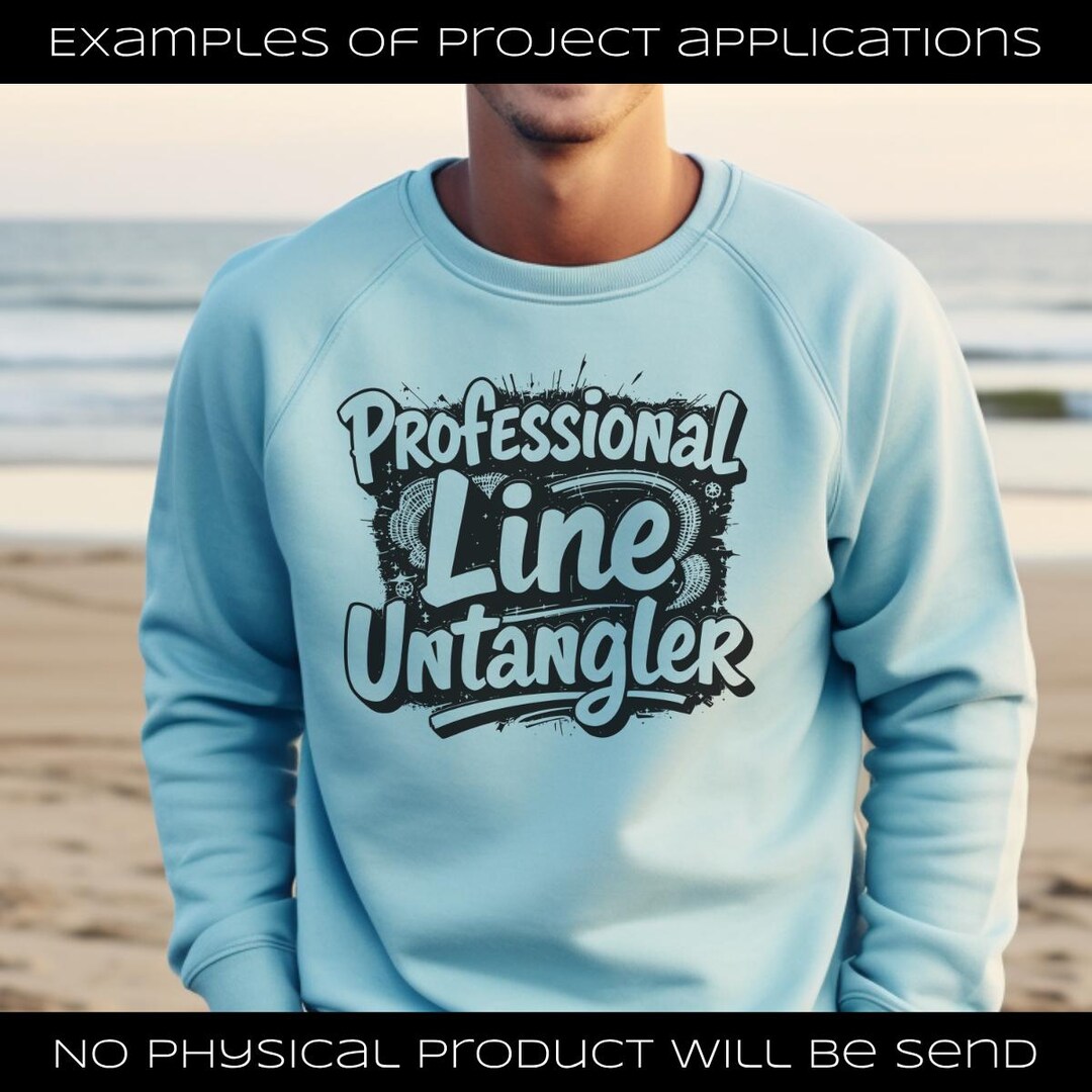 Professional Line Untangler Fishing SVG Bundle, Angler Quote Design PNG ...