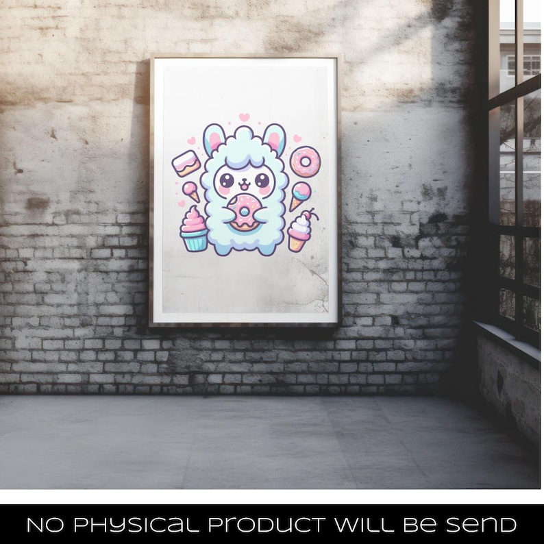 Kawaii Pastel Animals Eating Sweets Clipart Bundle (digital Download ...