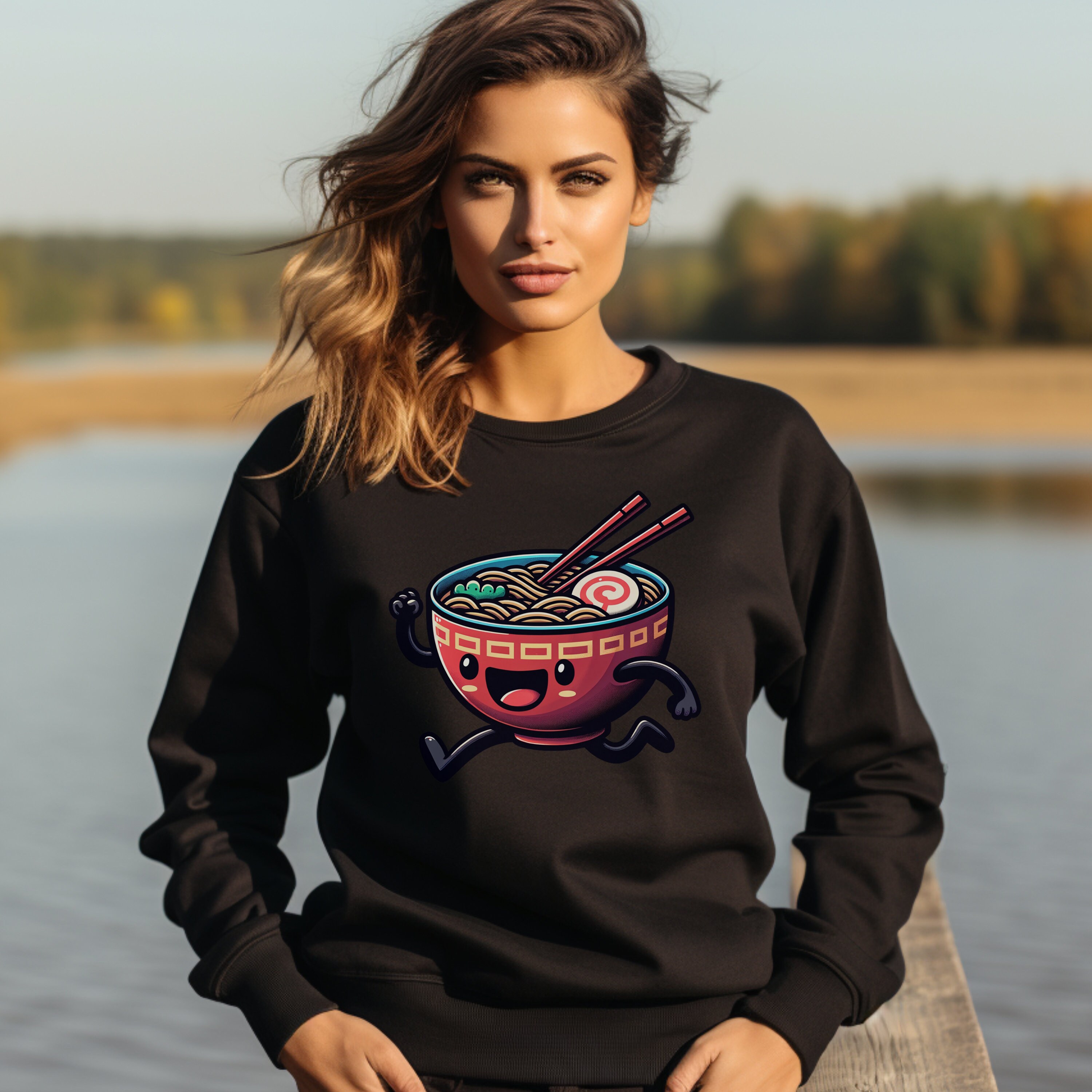 Ramen Shirt, Ramen Sweatshirt, Kawaii Anime Hoodie, Japanese Ramen ...