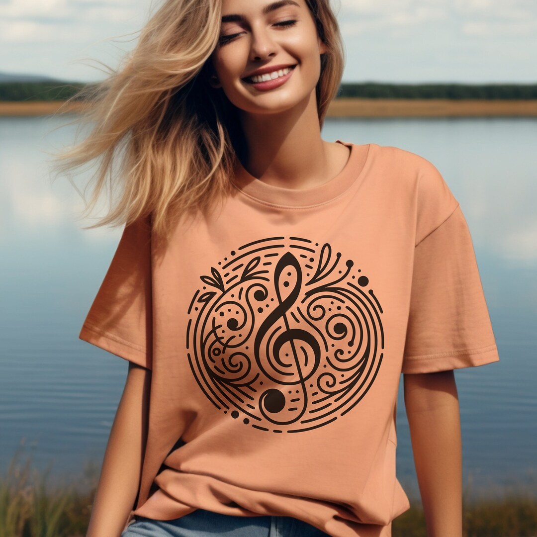 Music Shirt for Music Lover Song and Music Player Shirt Melody and ...