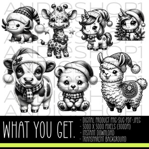 Svg Image File Png Animal Clipart Pdf Digital Download Jpeg Cute Aminal ...