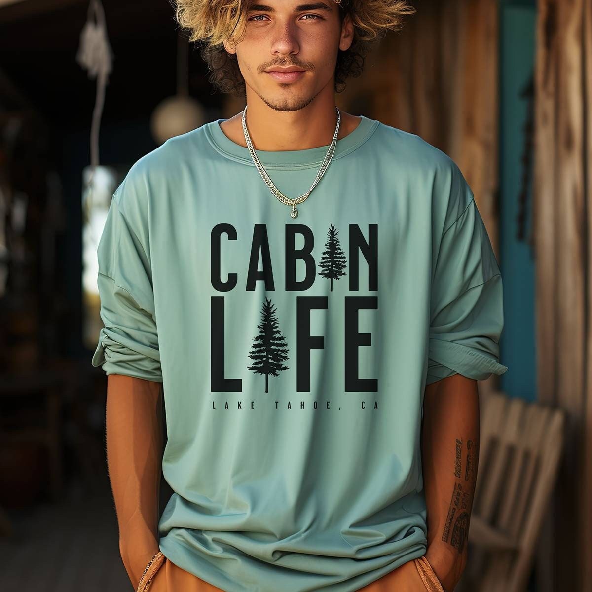 Custom Cabin Life Shirt, Personalized Cabin T-shirt, Cottage T-shirt ...