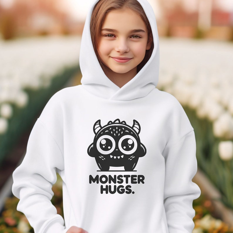 Monster Shirt, Kids Shirt, Kids Hoodie, Children Monster Hugs Shirt ...