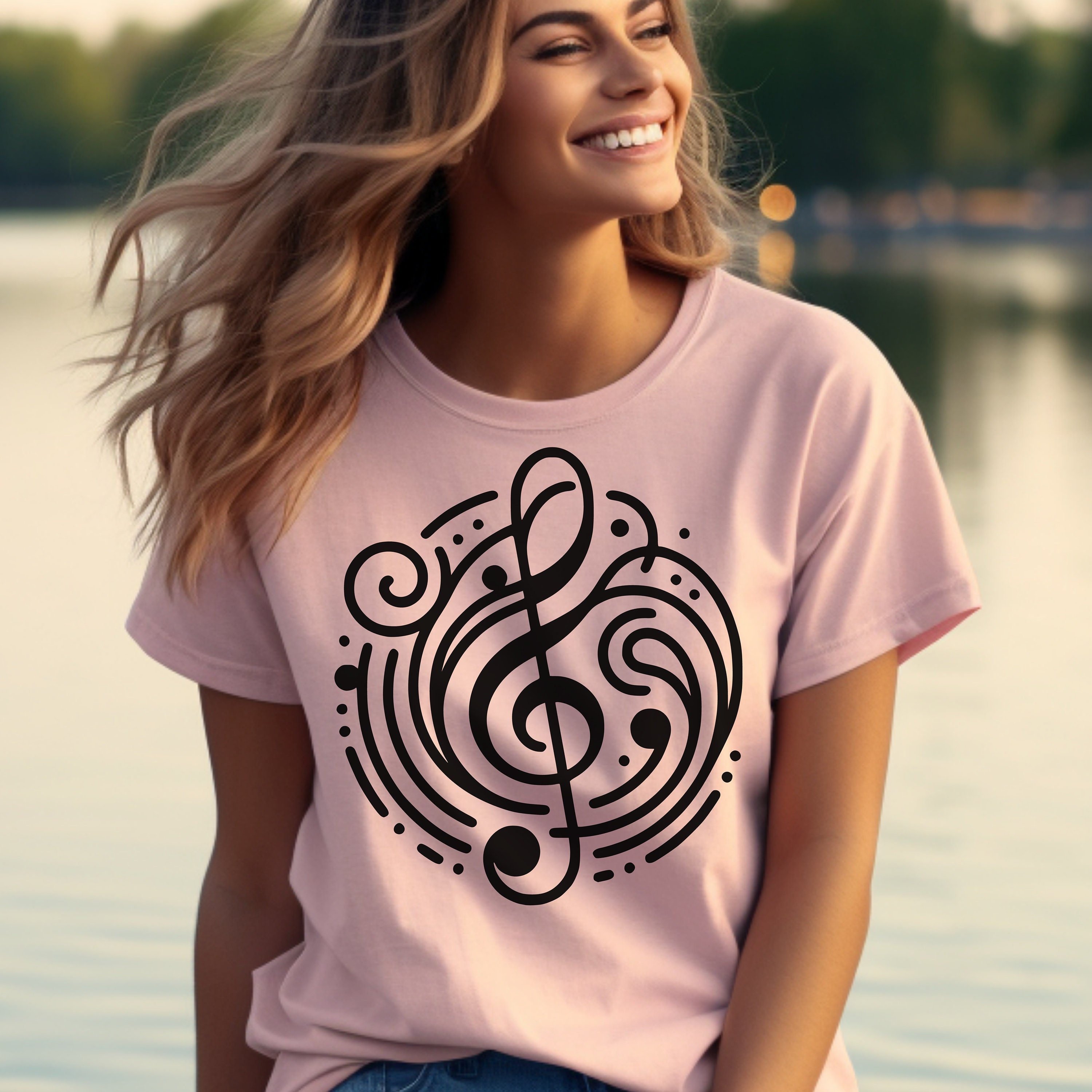 Music Shirt for Music Lover Song and Music Player Shirt Melody and ...
