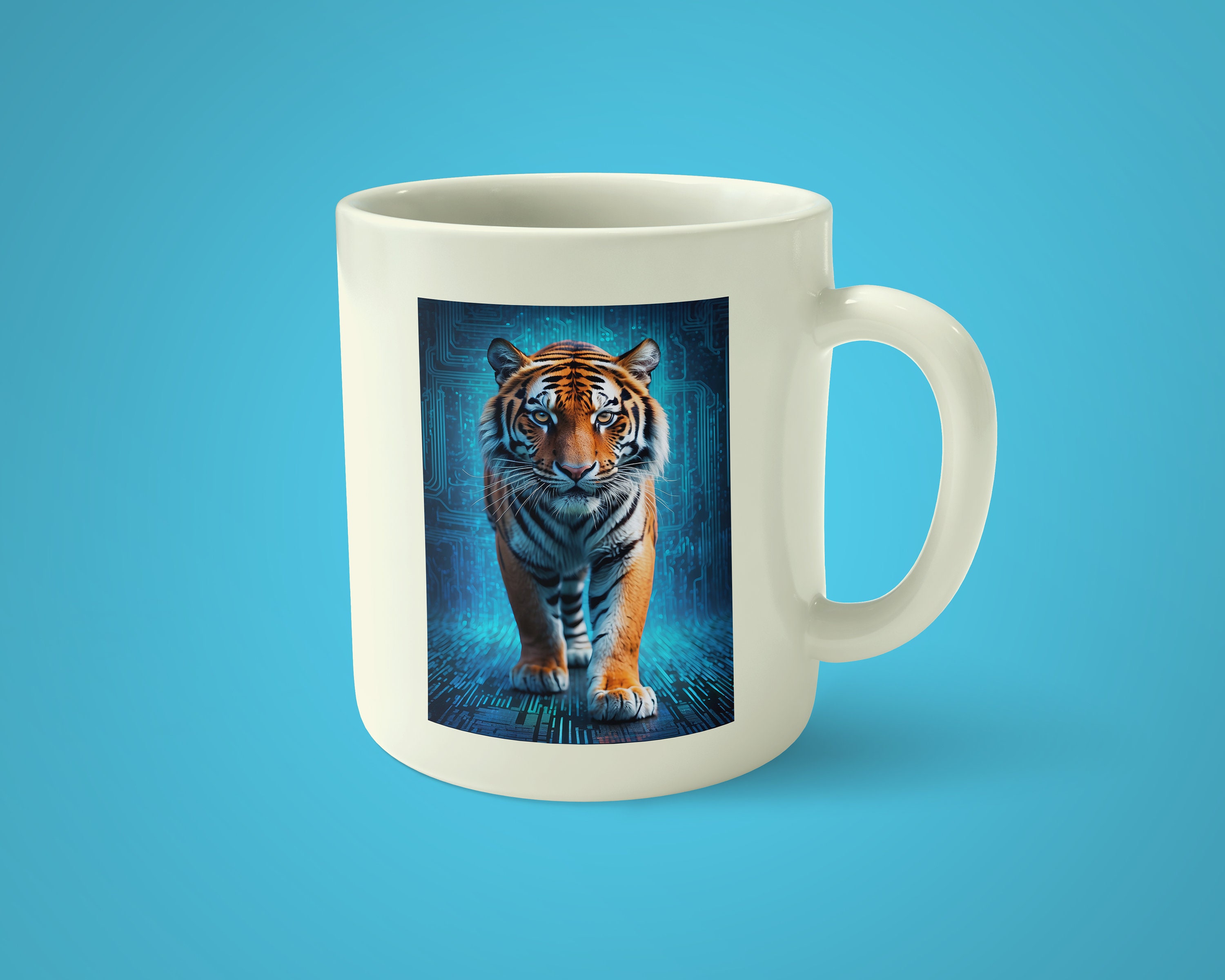 Tiger Head Png, Tiger QR Code Pattern, Binary Code Tiger Portrait in ...