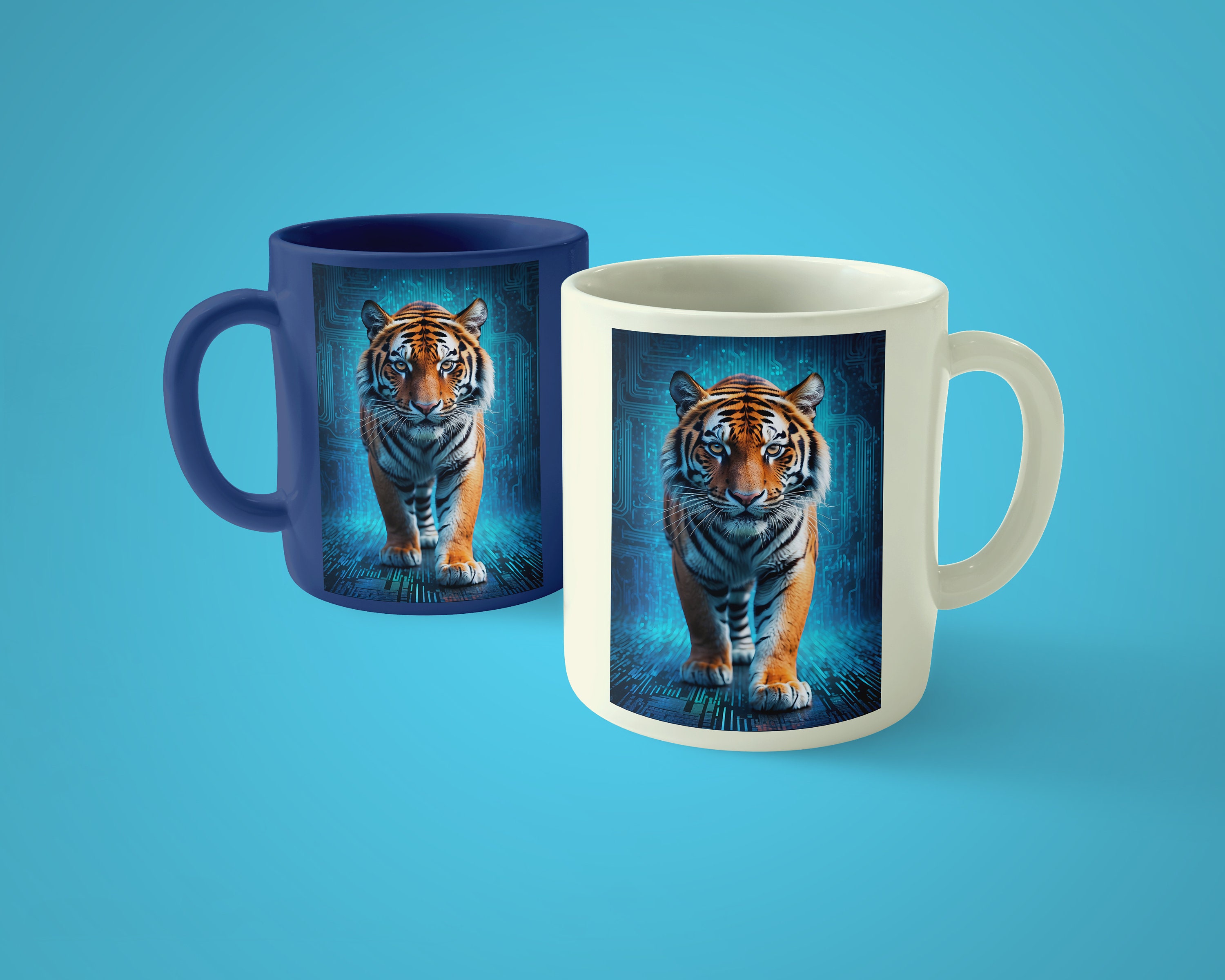 Tiger Head Png, Tiger QR Code Pattern, Binary Code Tiger Portrait in ...