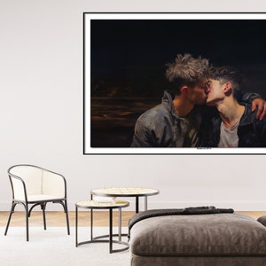 Boundless Love: LGBT Art for Lg Tv Frame Art,oil Painting Style Artwork ...