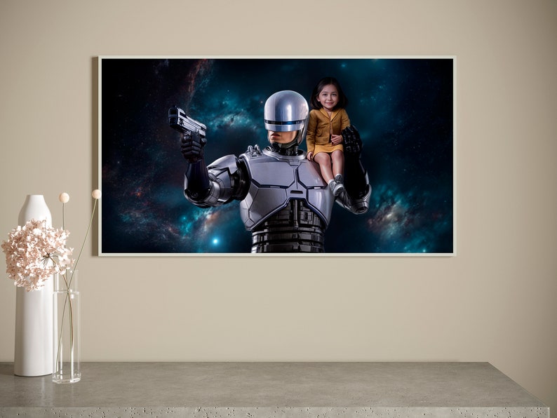 Robocop 3 8 Bit Retro Gaming Poster Samsung Frame TV Art Nostalgic ...