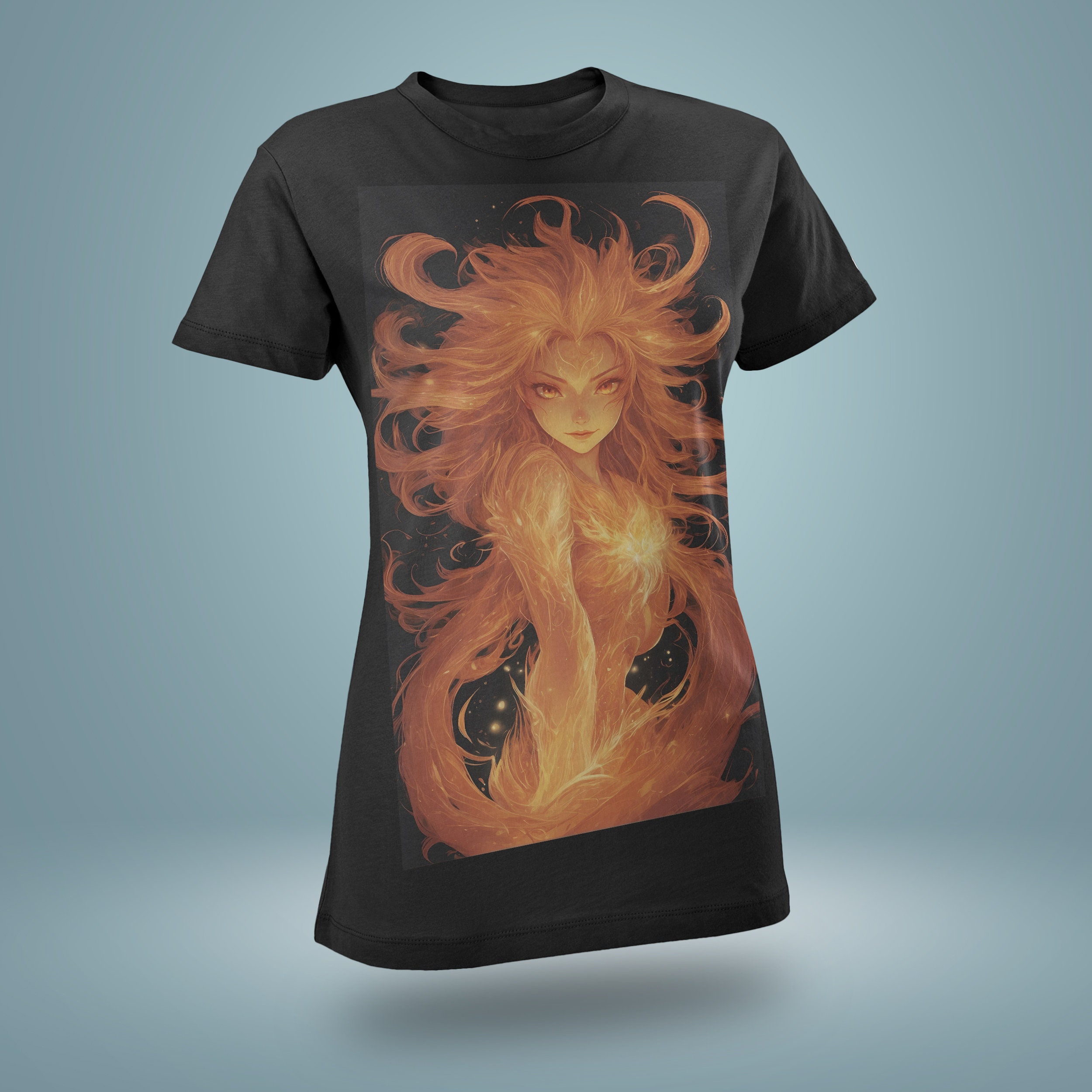 Fiery Spirit Firestarter, Cartoon Art, Colorful Colors-art, Print ...