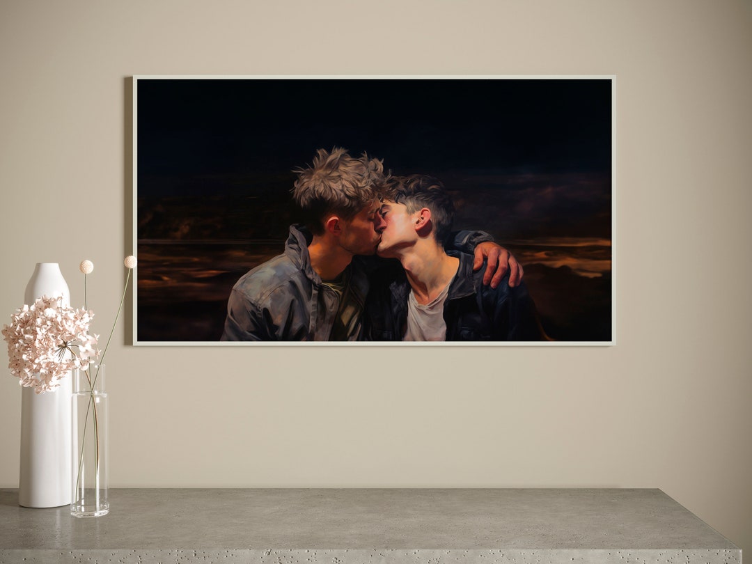 Boundless Love: LGBT Art for Lg Tv Frame Art,oil Painting Style Artwork ...