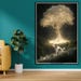 Biblical Art of Eden, Tree of Life Digital Illustration Spiritual Gift ...