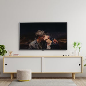 Boundless Love: LGBT Art for Lg Tv Frame Art,oil Painting Style Artwork ...