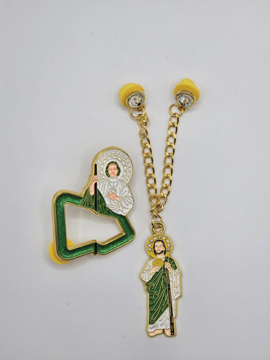 Saint Jude Thaddeus Hat Pin Set. San Judas Tadeo Set De Pin Para Gorras ...