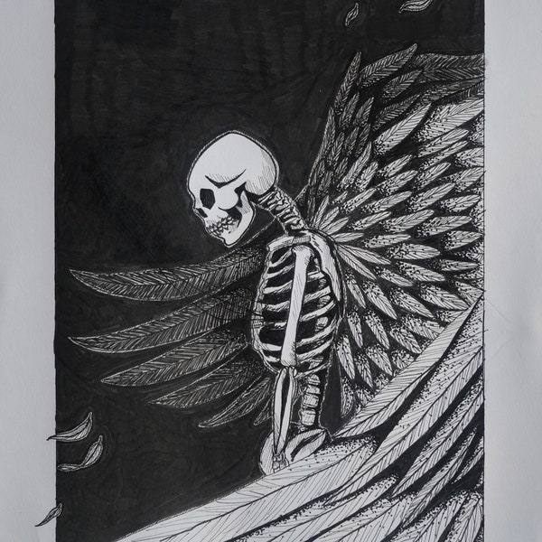 Skeleton Angels - Etsy