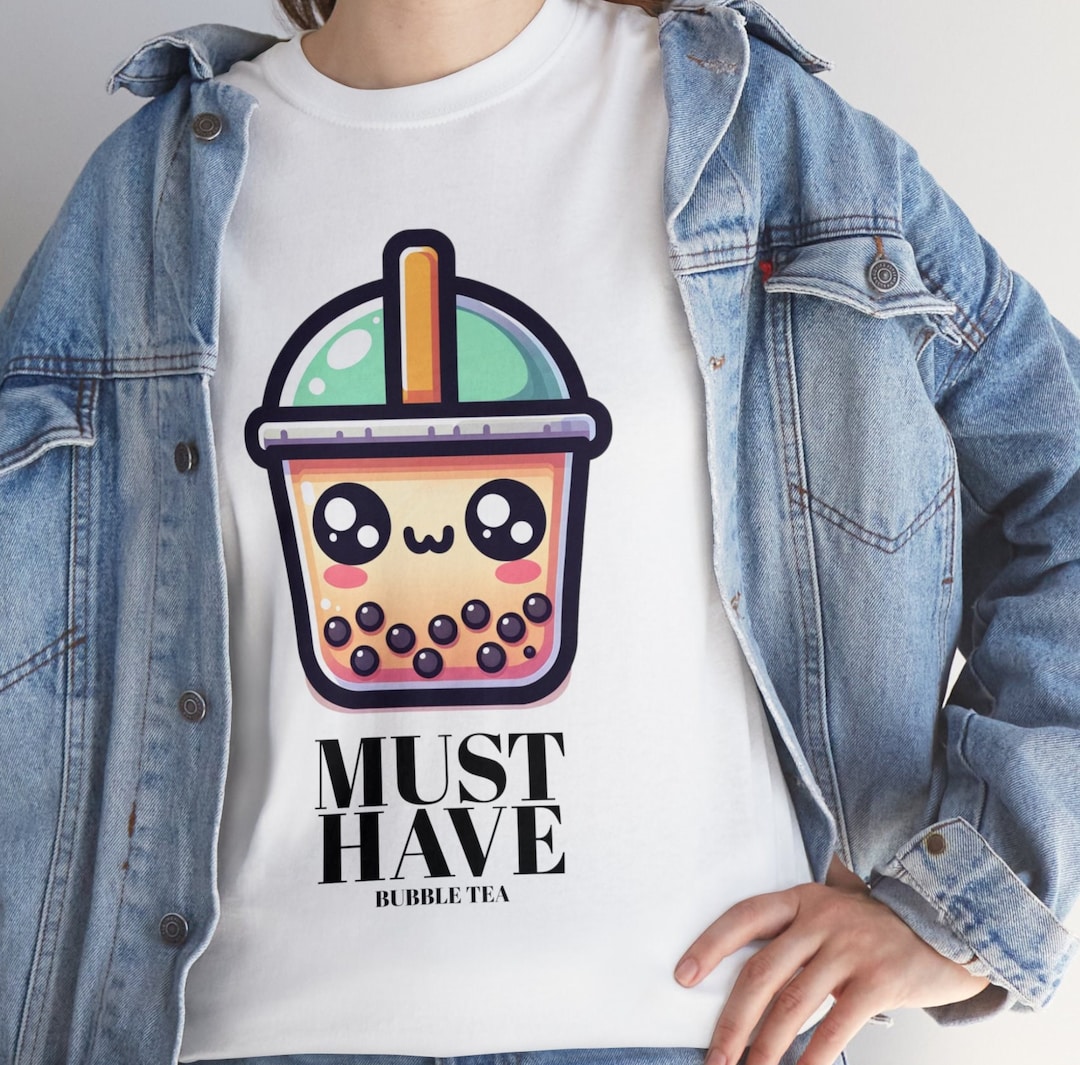 Bubble Tea Must Have Tee Bubble Tea T-shirt Bubble Tea Lover White Gift ...