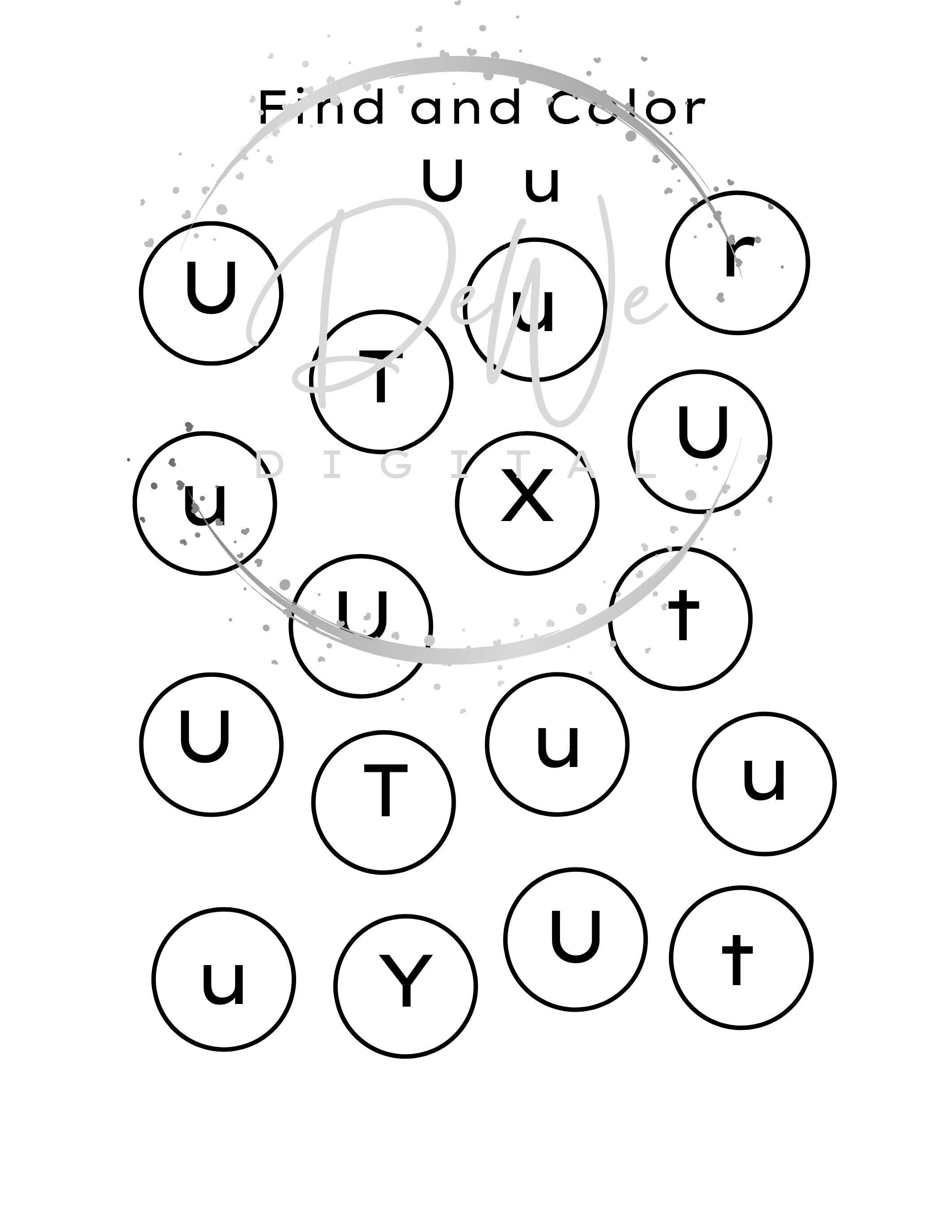 Alphabet Worksheets, Preschool Worksheets, Homeschool Worksheet, Letter ...