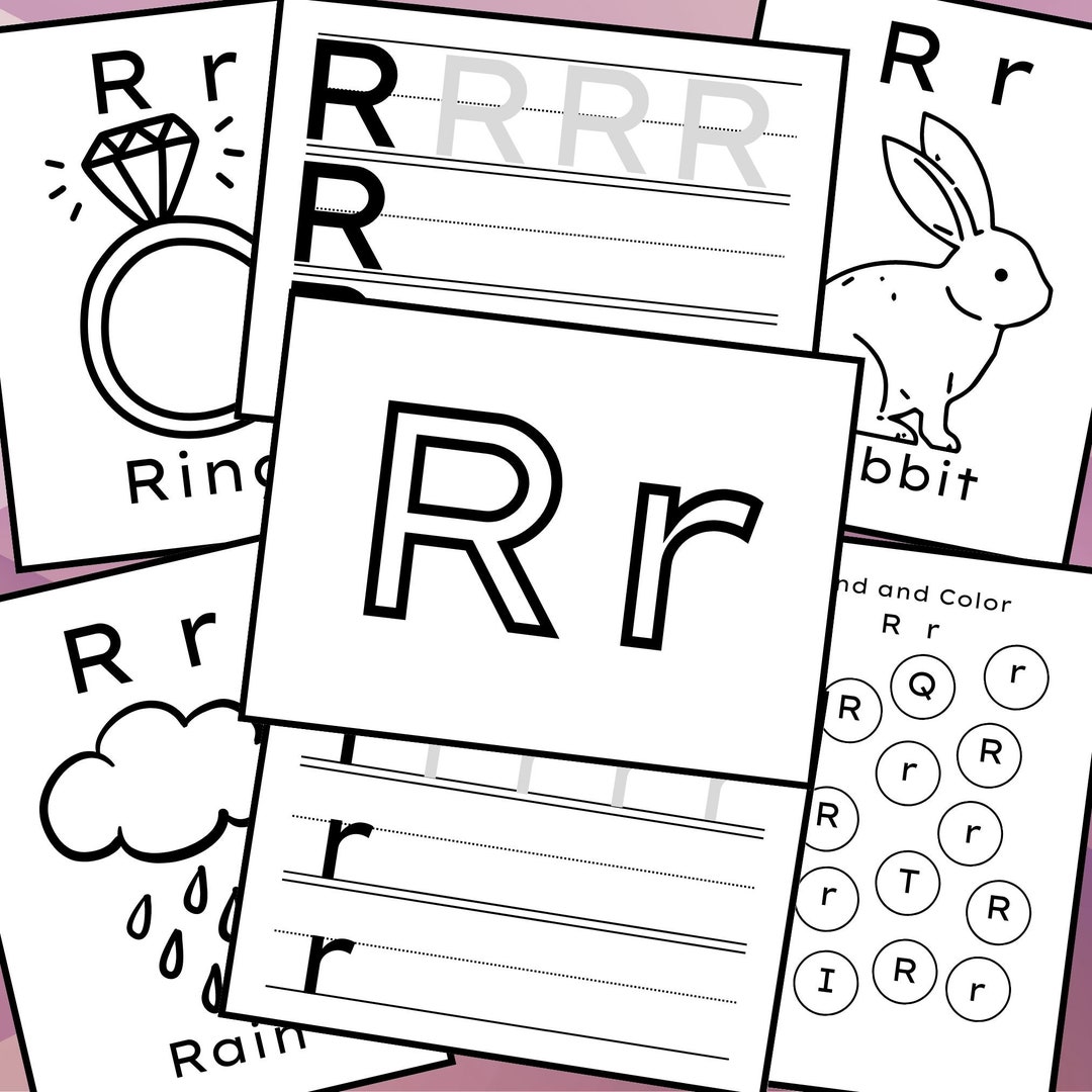 Letter R Worksheets, Alphabet Worksheets, Preschool Worksheets ...
