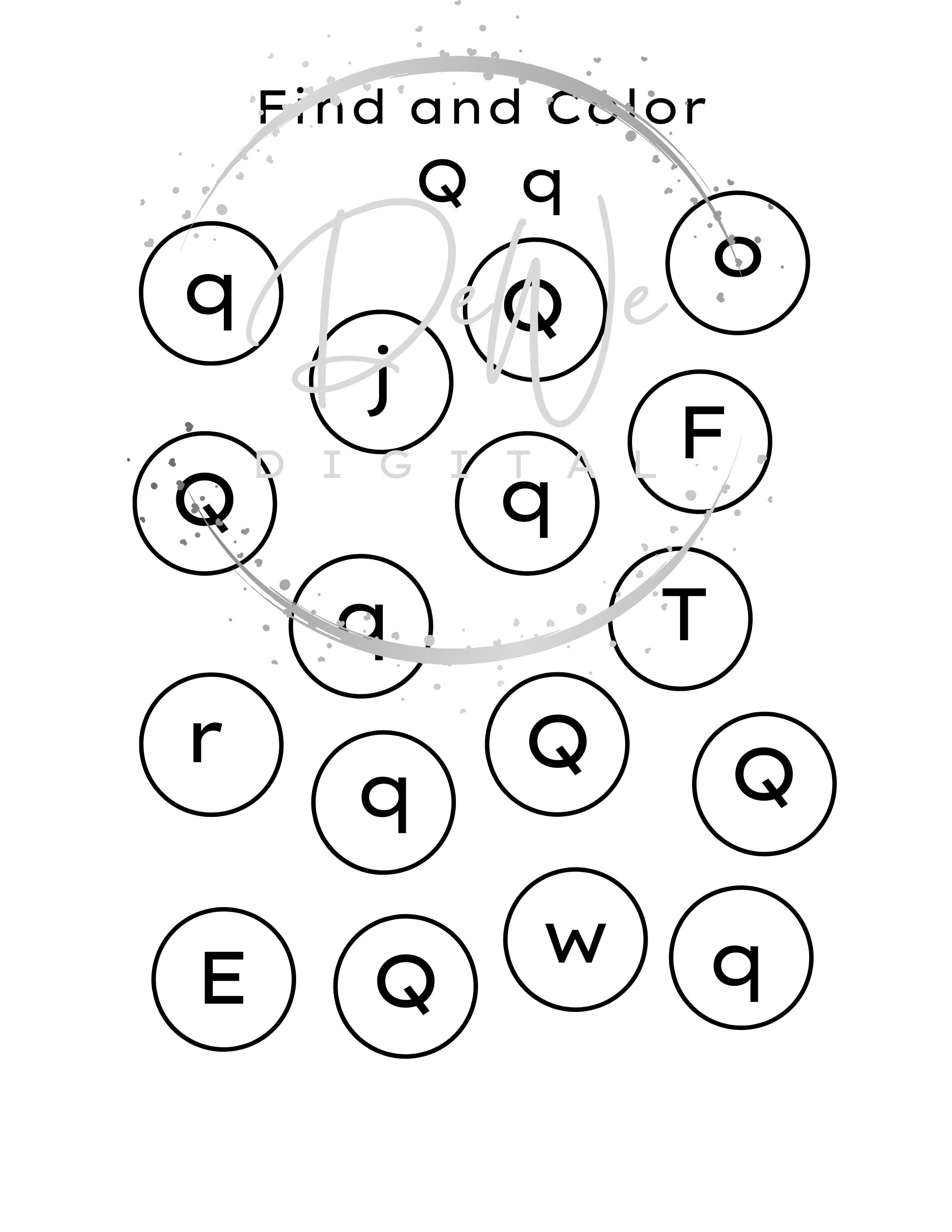 Letter Q Worksheets, Alphabet Worksheets, Preschool Worksheets ...