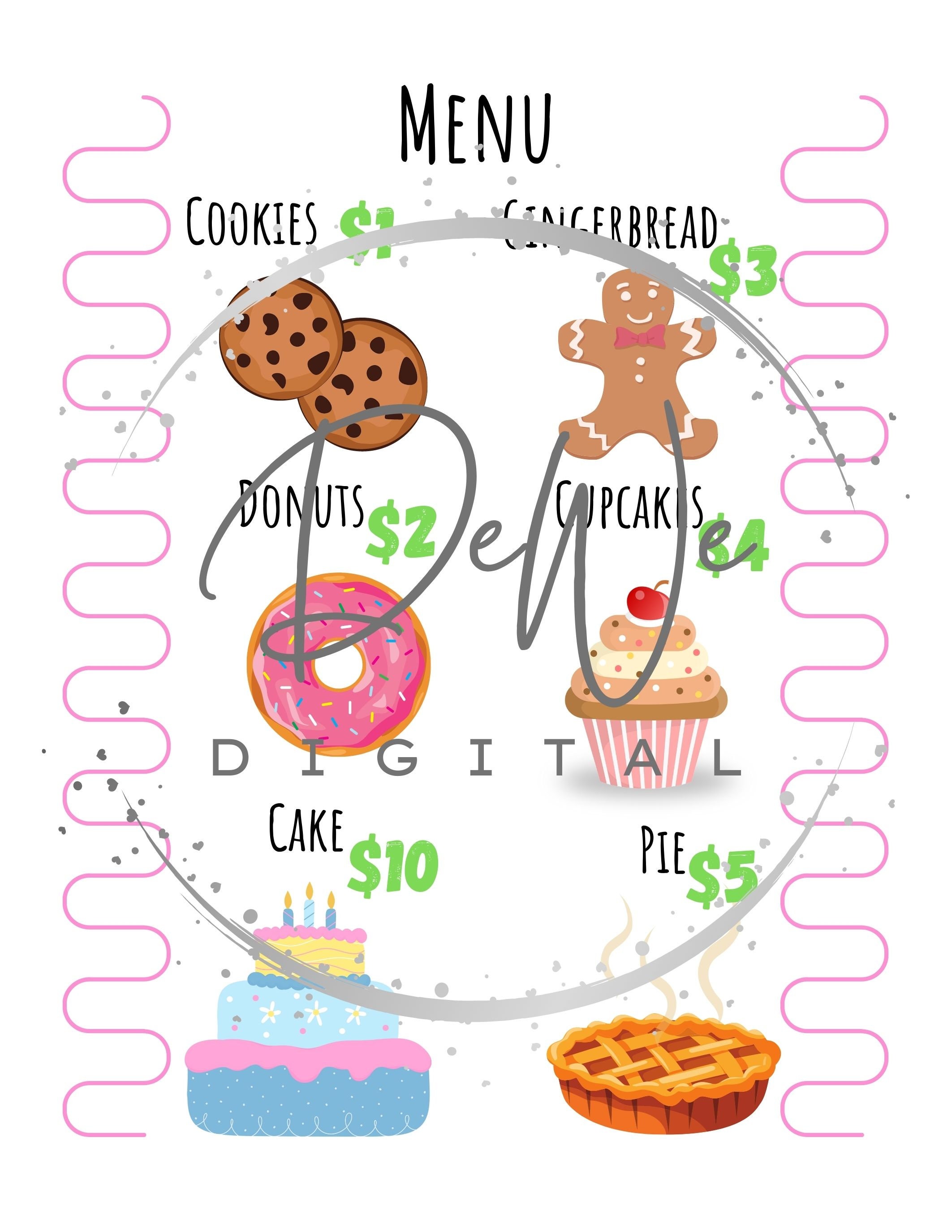 Bakery Dramatic Play 15 Page Instant Download, Baker Pretend Play ...