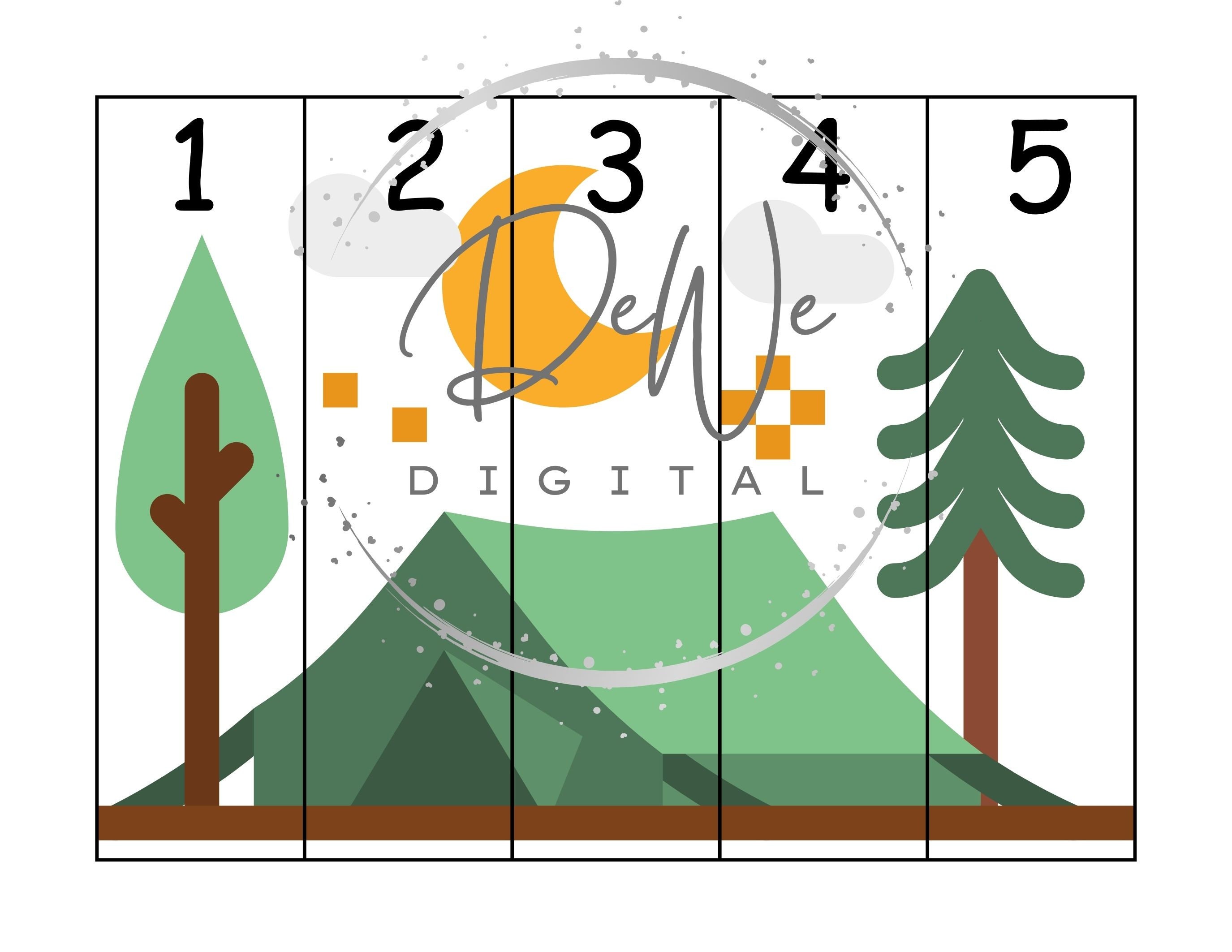 Camping Activity Bundle Download, Preschool Math Small Group Camping ...