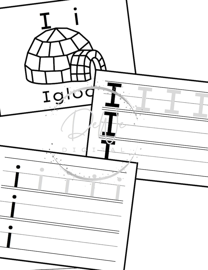 Letter I Worksheets, Alphabet Worksheets, Preschool Worksheets ...