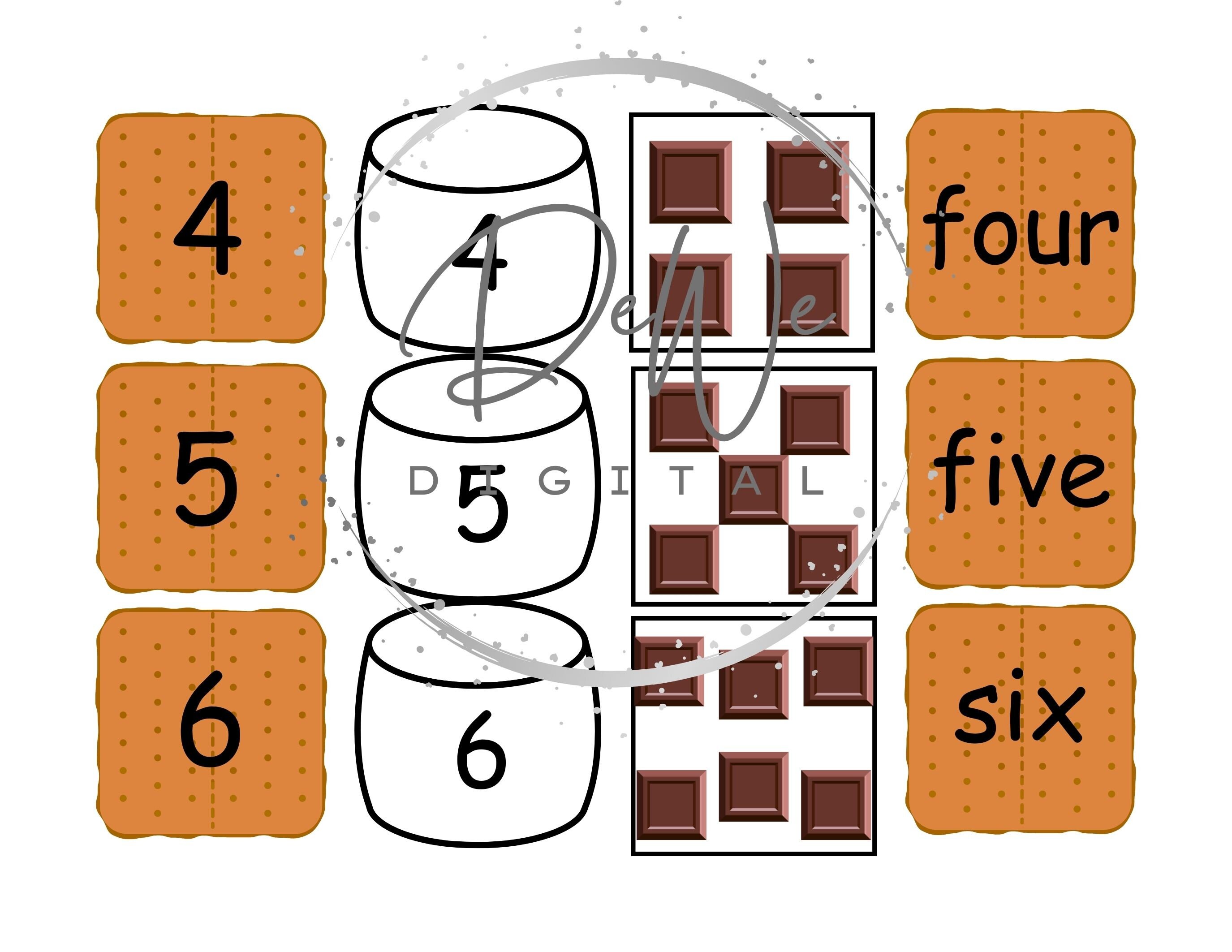 Camping Activity Bundle Download, Preschool Math Small Group Camping ...